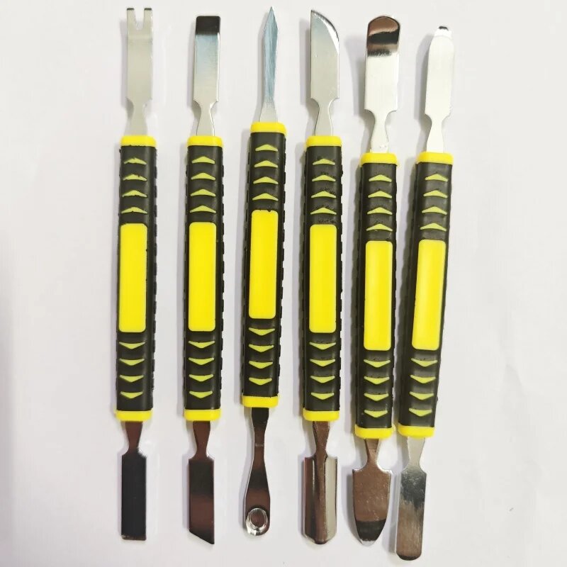 6 шт./компл. 6 в 1, закаленный коготь, гвоздь, двуглавая монтировка, разборка, инструменты для открытия Spudger, набор инструментов для ремонта рамки экрана