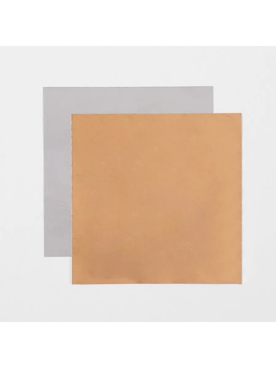 Бронзовая фольга для конфет, 10x10 см, 100 шт