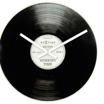 Хит продаж: винтажные креативные настенные часы из винила для декора ресторанов и баров.