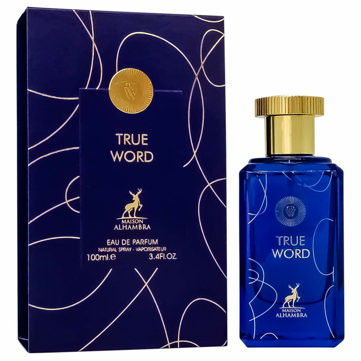 Парфюмерная вода Al Hambra TRUE WORD 100ml (аромат E Ni Blue Talisman) для женщин