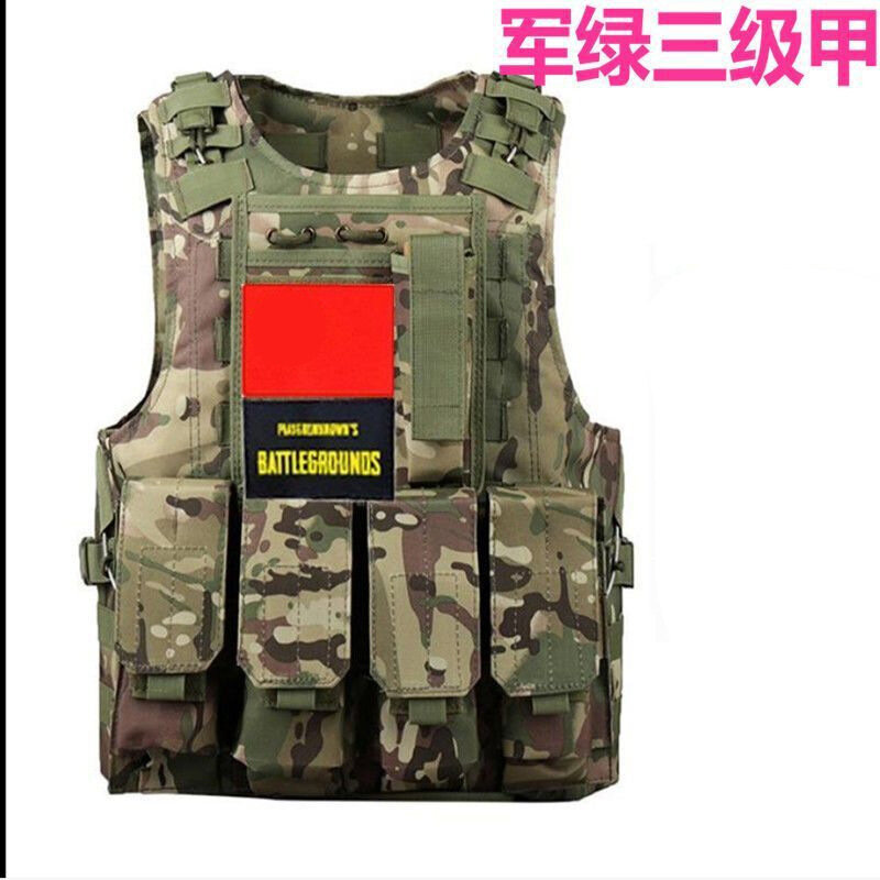 Детский тактический жилет, многофункциональный камуфляжный боевой жилет, снаряжение спецназа CS, пуленепробиваемый жилет уровня 3A для PUBG