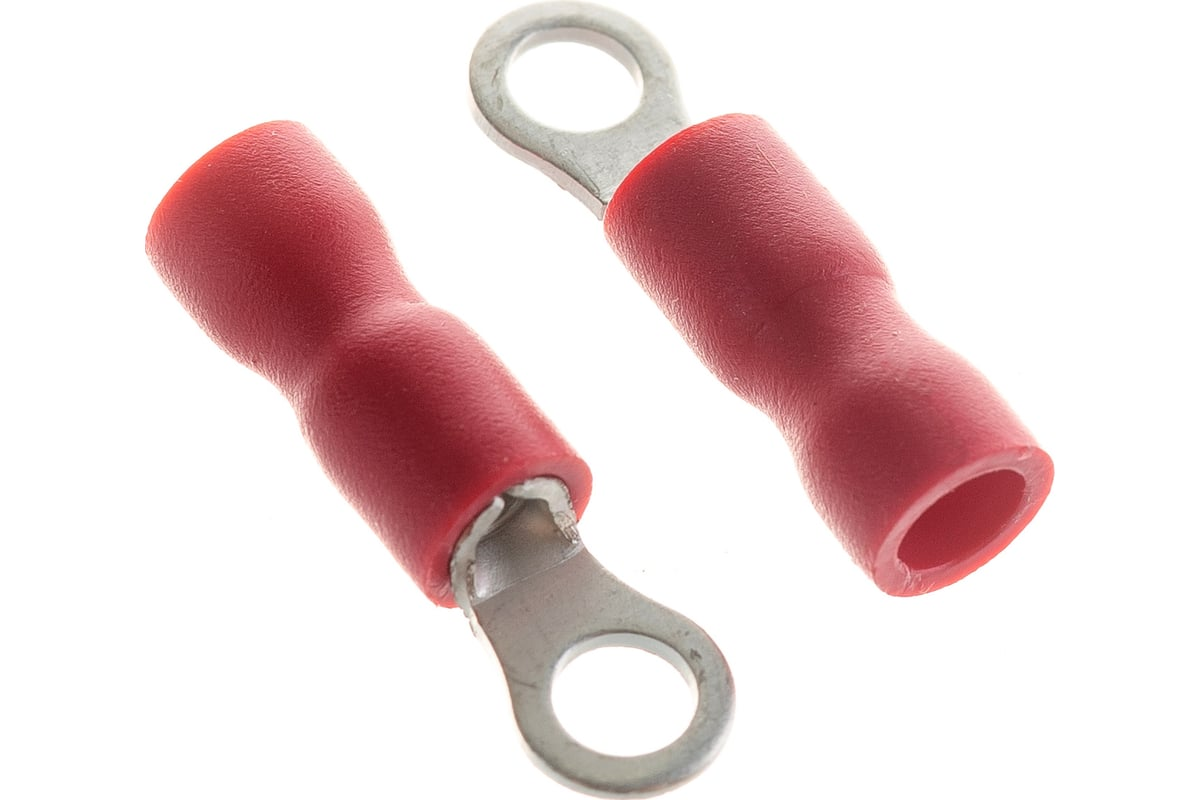 Наконечники кольцевые изолированные КВТ НКИ 1.5-3 с ПВХ манжетой {47471} (100 шт/упак)