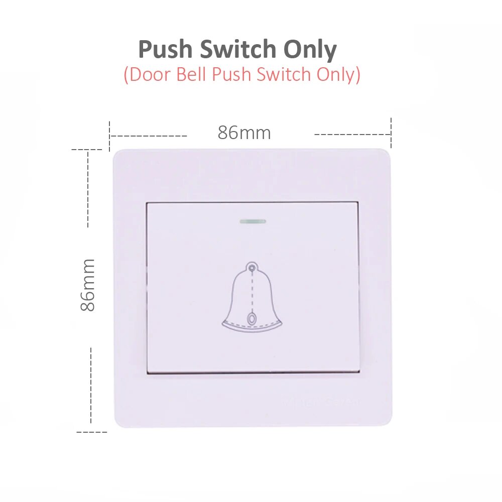 Беспроводной диммер MJJC для светодиодной ленты 12В Push Switch Only
