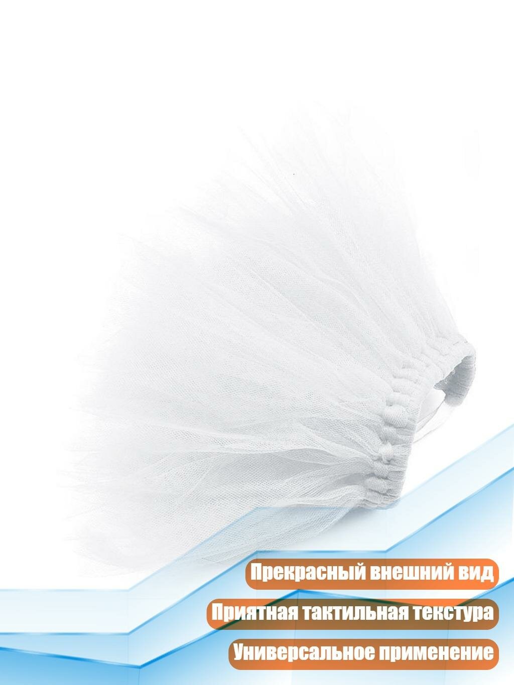 Кружевная юбка-платье для щенков, Белый - L