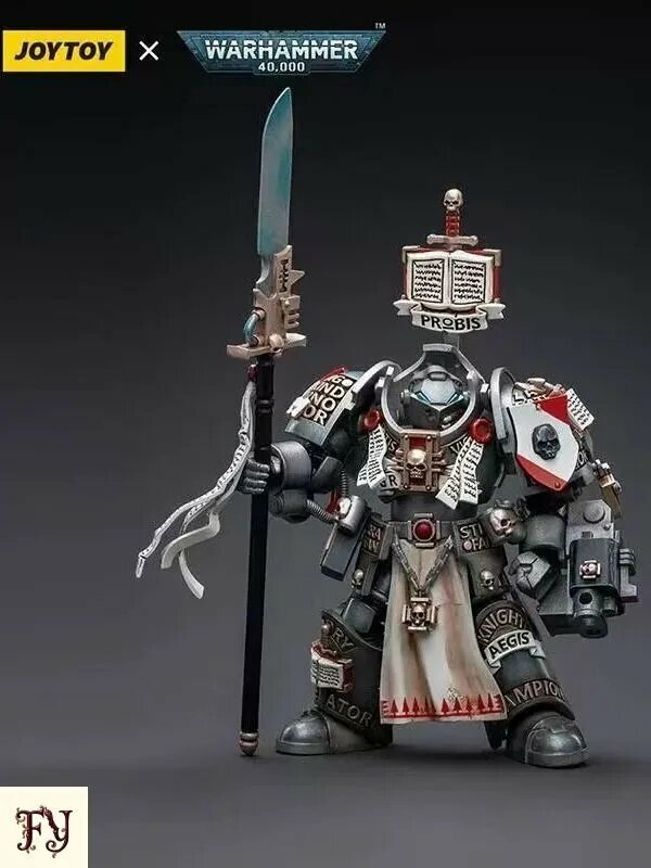 Подвижная фигурка JOYTOY Warhammer 40000 1/18 Серые рыцари Терминатор Ярик Туле
