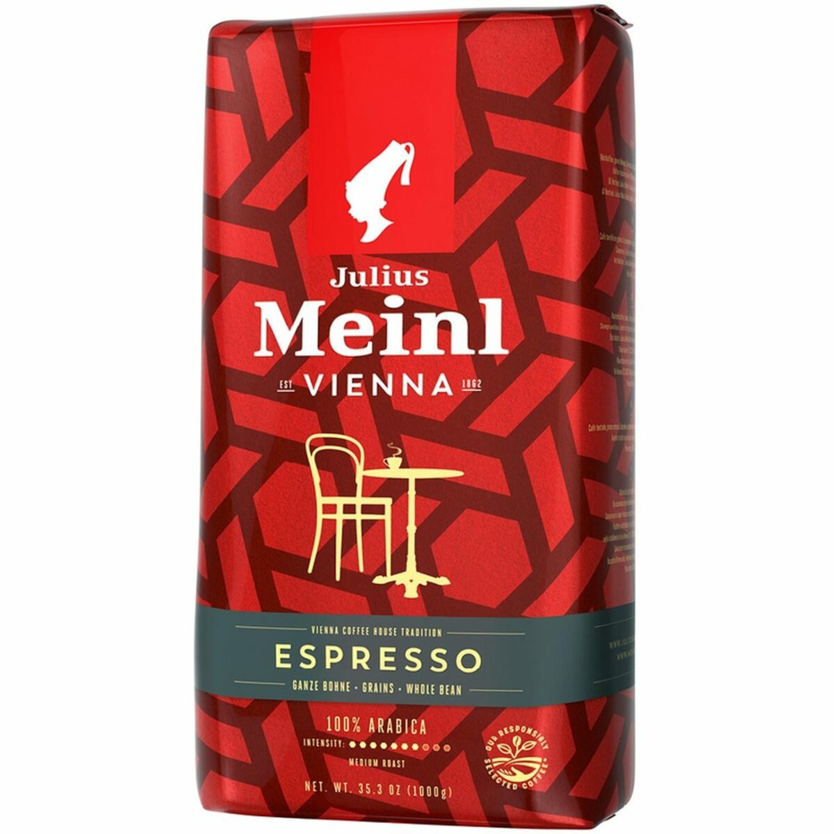 Кофе в зернах Julius Meinl Vienna Espresso,100% арабика, 1кг (1889199)