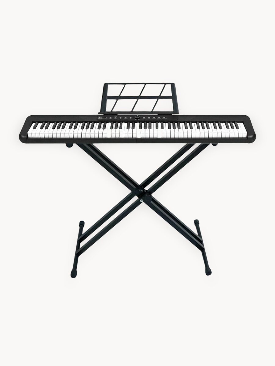 Цифровое пианино 88, реалистичное ощущение игры, Bluetooth, подключение