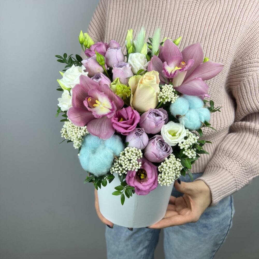 Цветочная коробка Эйфория