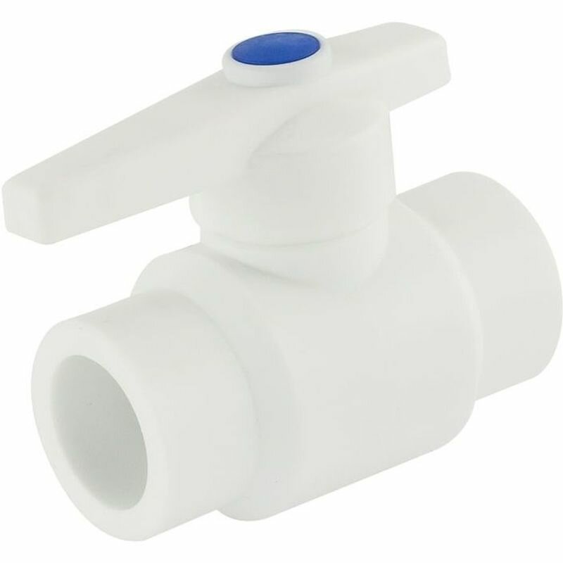 Кран шаровый Ø20 мм стандартный проход, полипропилен