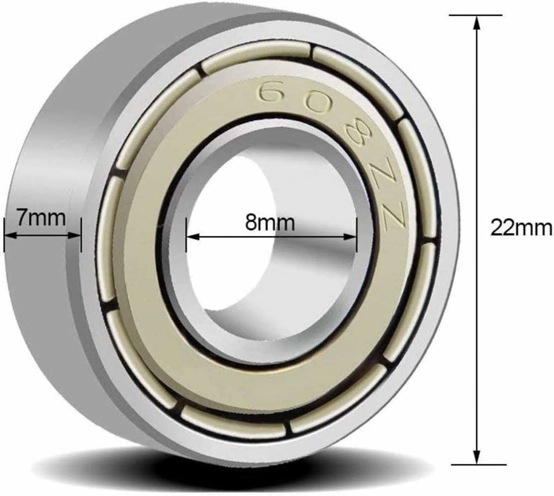 Подшипник 608ZZ для самокатов и роликов