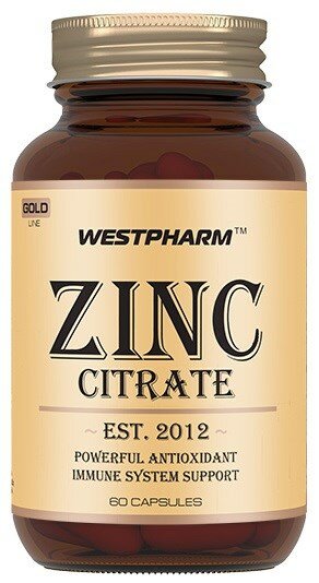 WESTPHARM Gold Line Zinс Citrate 30mg (60капс)