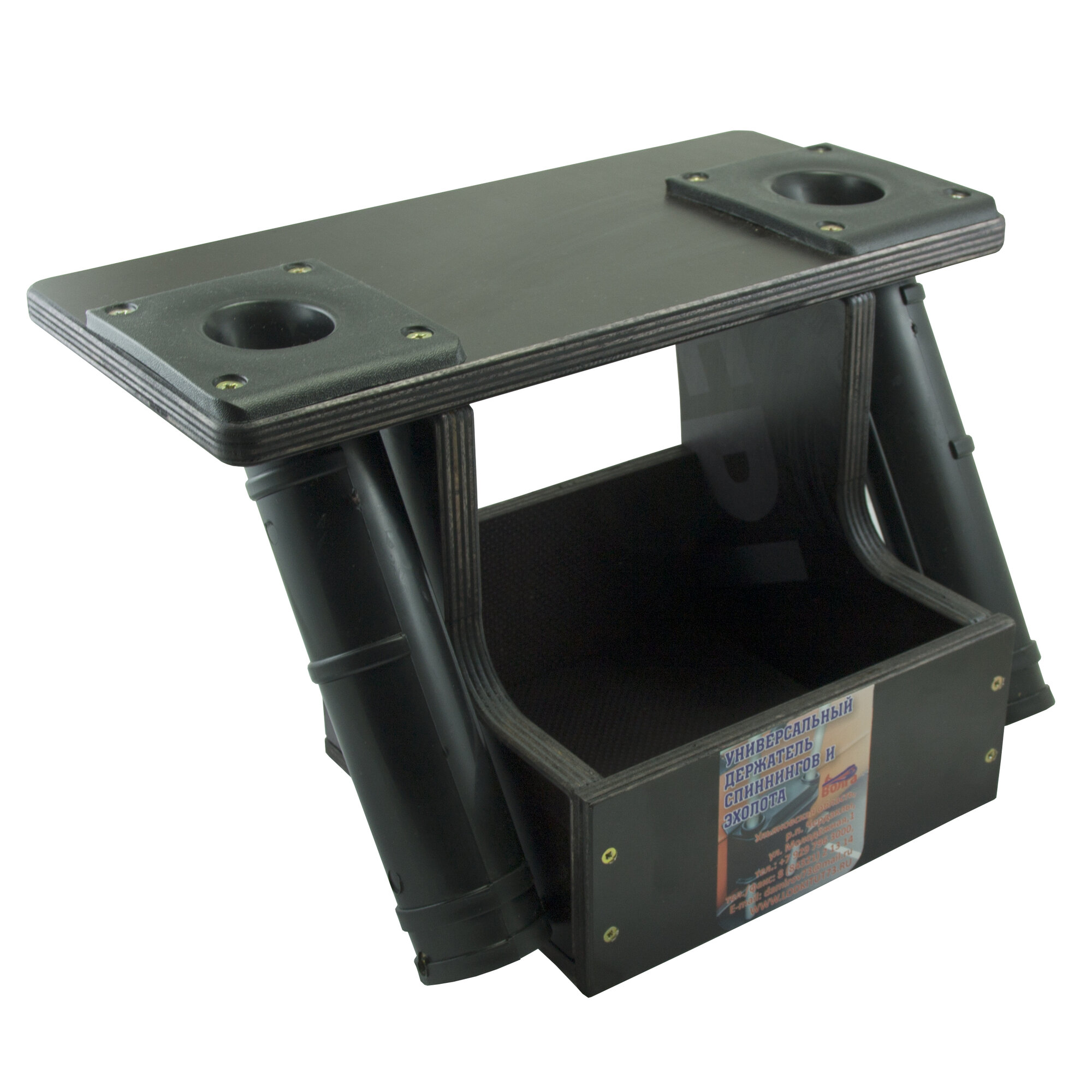 Держатель спиннингов и эхолота, универсальный №1.1 LIGHT с ликтросом