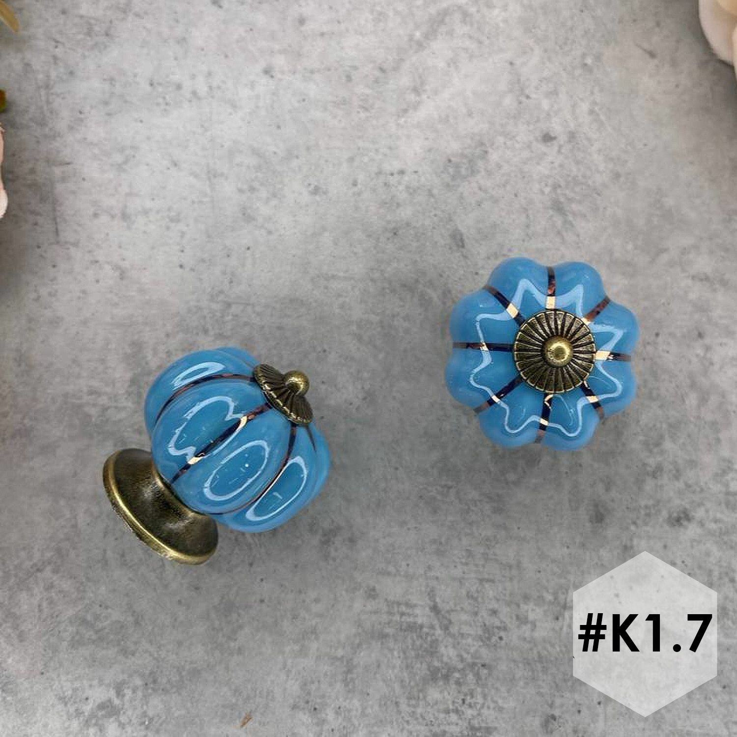 Ручка-кнопка керамика, 2 шт (К1.7)