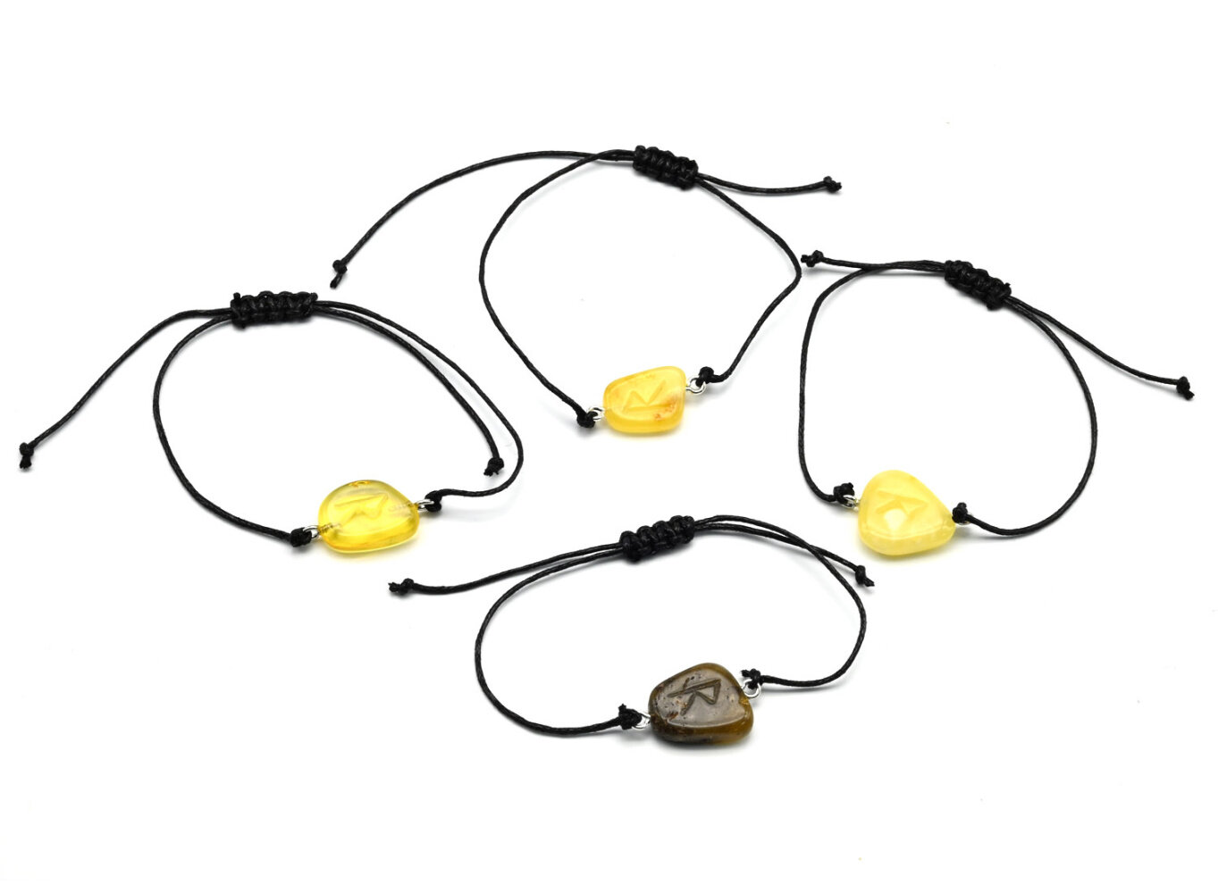 Браслет, янтарь