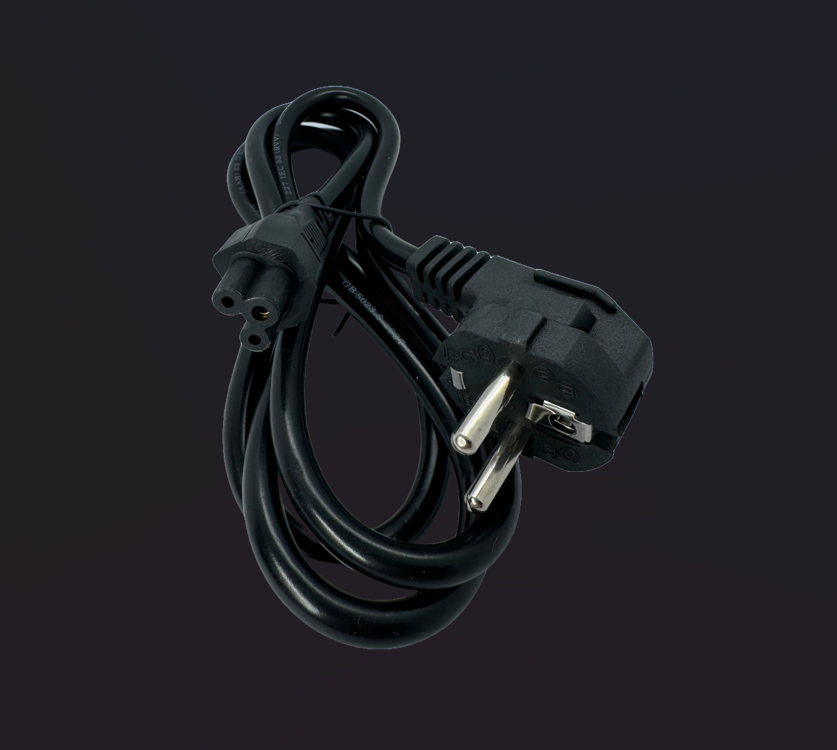 Кабель питания для ноутбуков 3 pin VS-62, EU