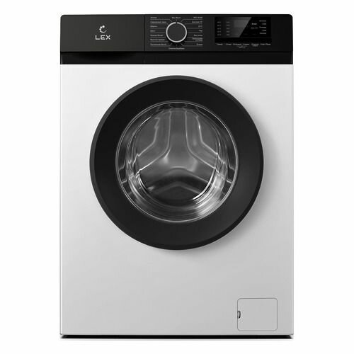 Стиральная машина LEX LWM10012WBlID, с фронтальной загрузкой, с паром, 10кг, 1200об/мин, инверторная
