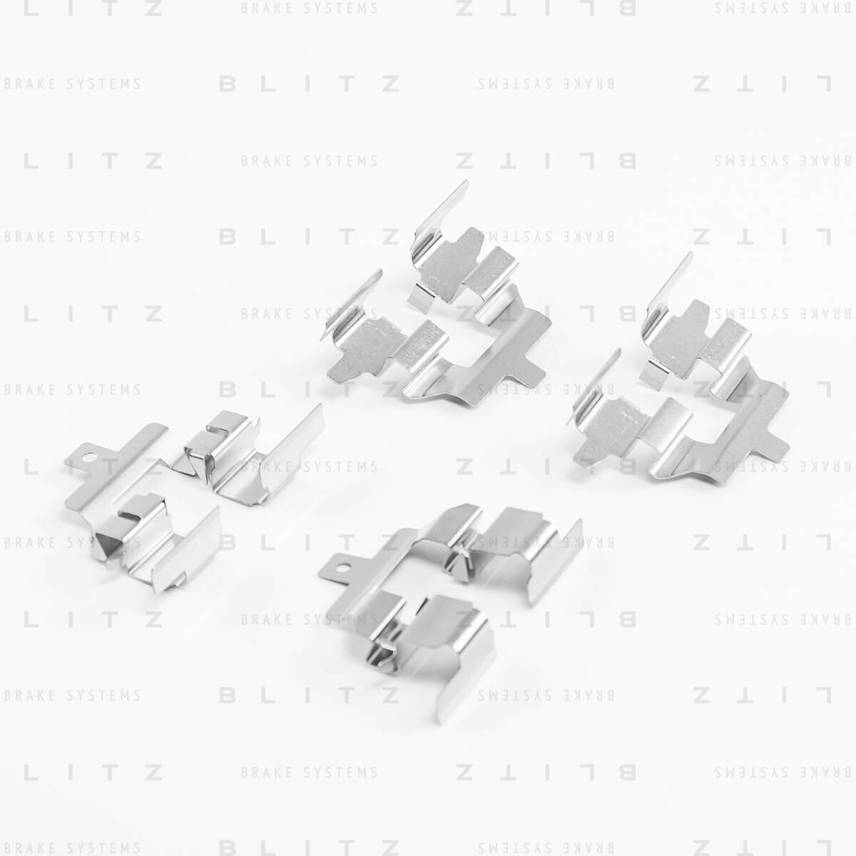 Ремкомплект задних тормозных колодок для Ниссан Кашкай 2, Тиида, Х-Трейл BR0430 BLITZ