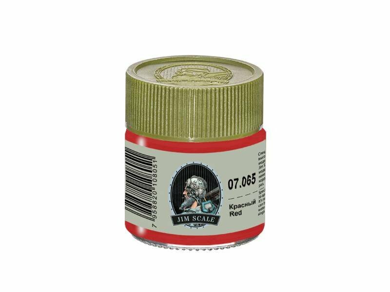 Спиртовая краска Jim Scale Красный Red, 10 мл