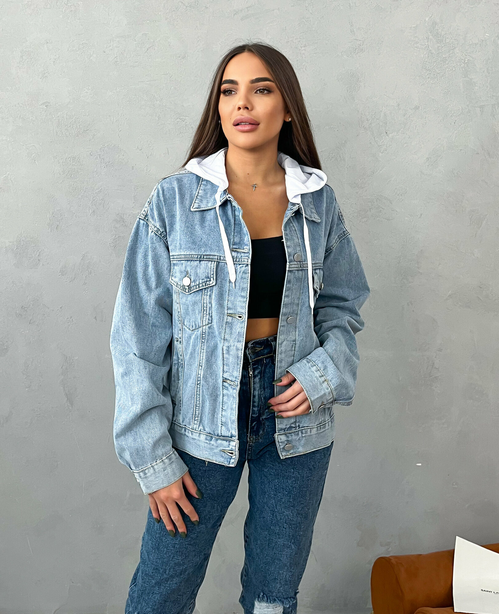 Куртка джинсовая  Весна-лето 2024