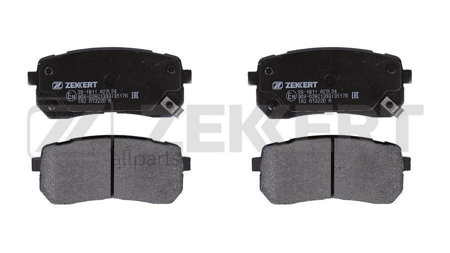 ZEKKERT BS-1811 Колодки торм. диск. задн. Hyundai H-1 Cargo 08- H-1 Travel 08- ix55 08- Carnival III 06-