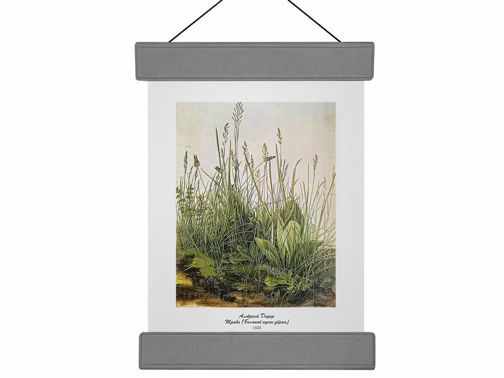 Магнитная рамка Oasis «Favor» для фото и документов А4, серый