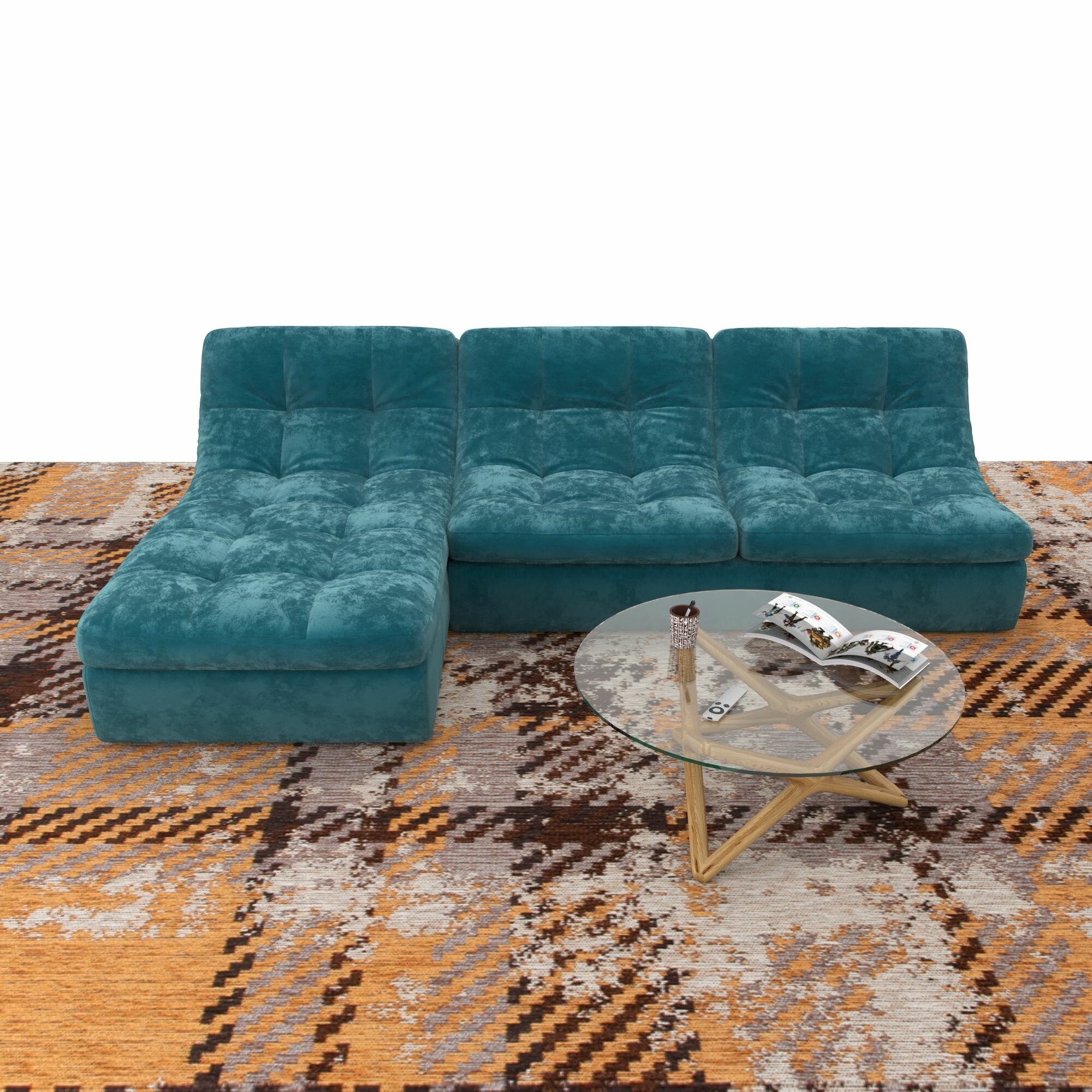 Монреаль - модульный диван, серия Relax, долговечный ППУ