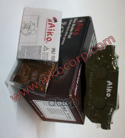 Колодки передние HONDA Civic (1984-2000) Fit, Jazz (2001-) AIKO арт. PF8263