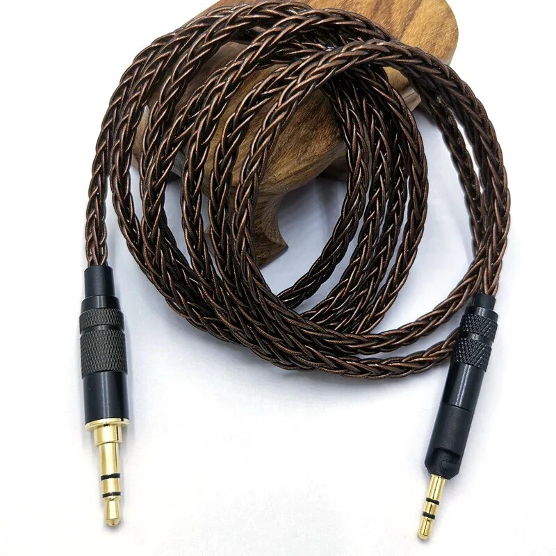 Кабель для наушников RYGMR 3,5 мм до 2,5 мм 1m, DX1 Brown