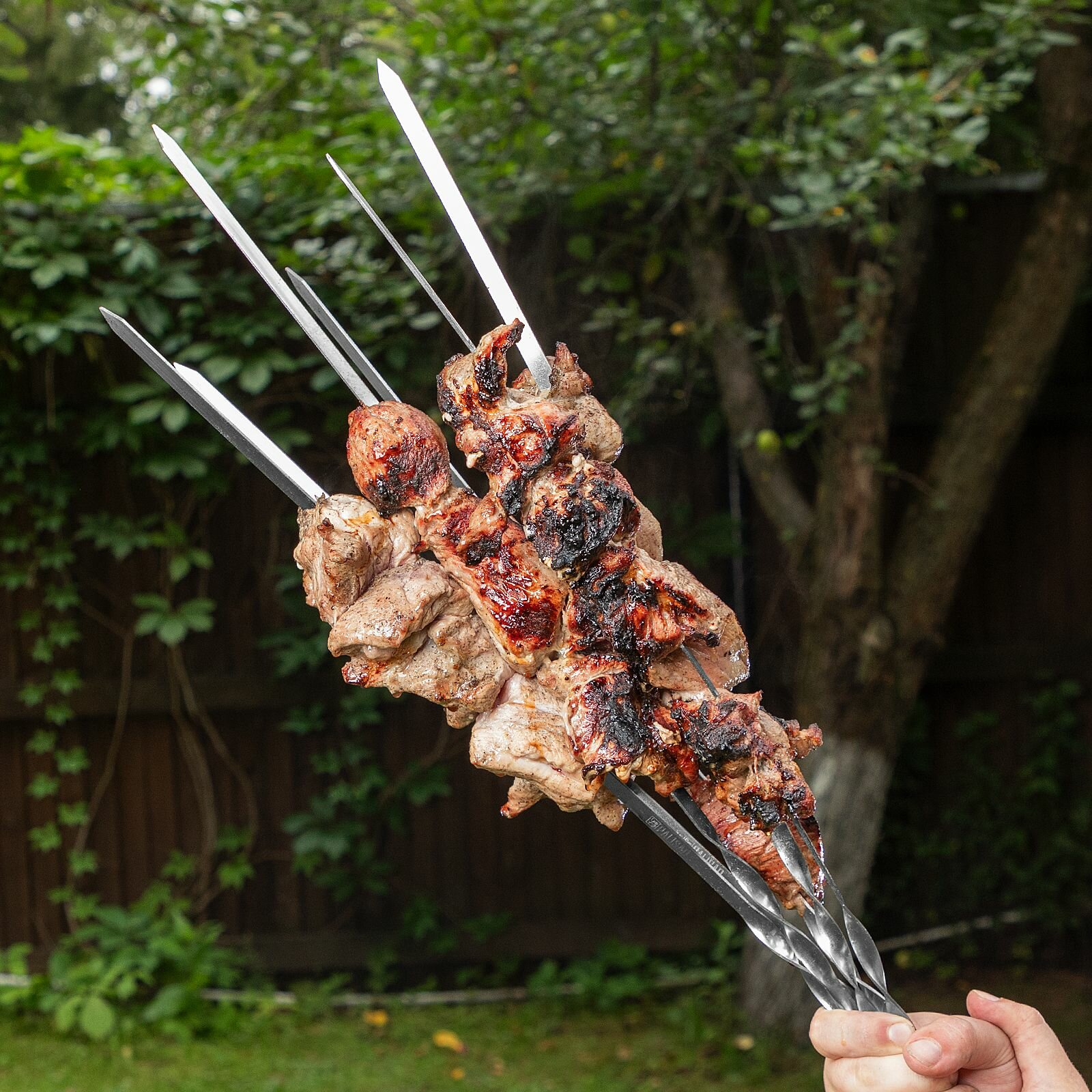 Шампуры с чехлом 60 см, 6 шт, Camping Palisad, 69577