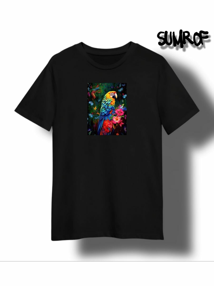 Футболка Попугай