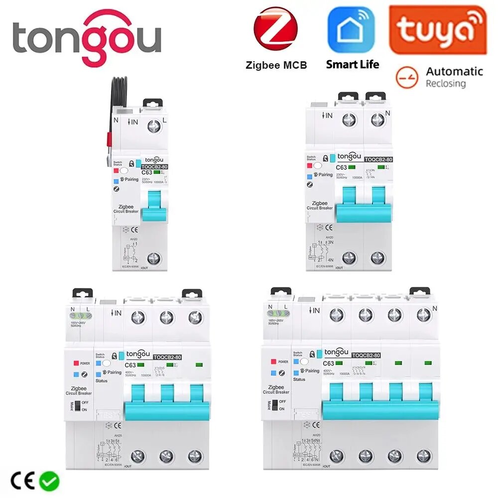 Автомат защити цепи TONGOU 2P