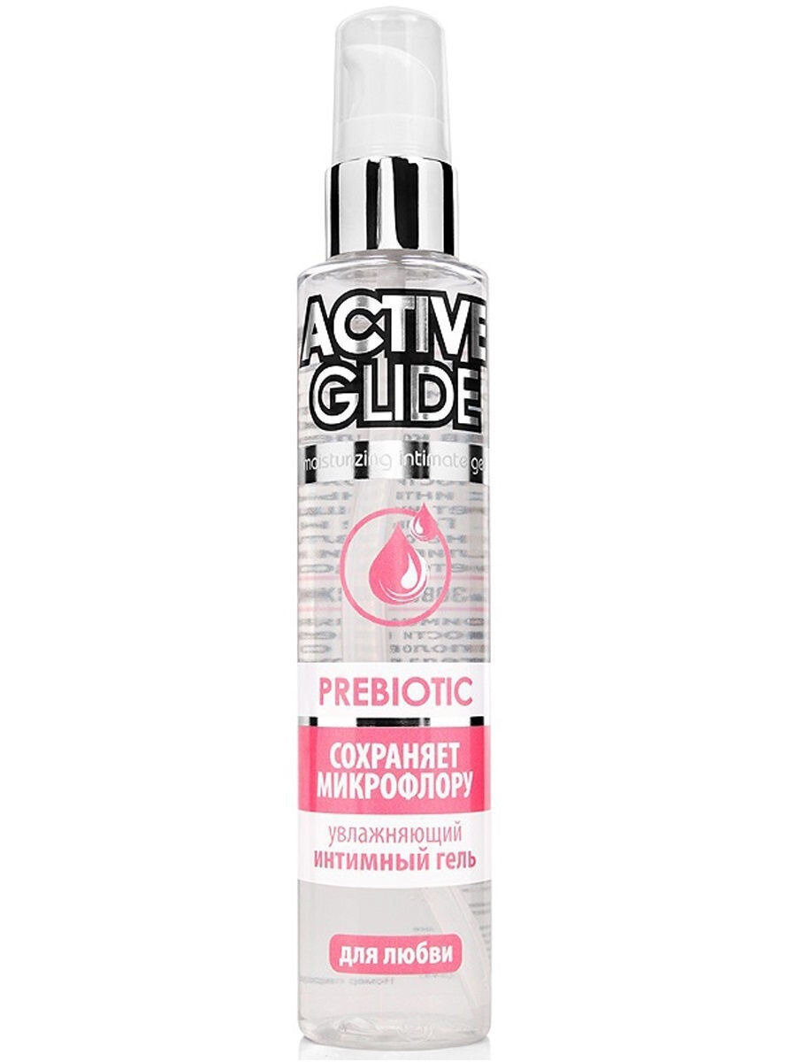 Увлажняющий гель-лубрикант "ACTIVE GLIDE" с пребиотиком, смазка 100мл