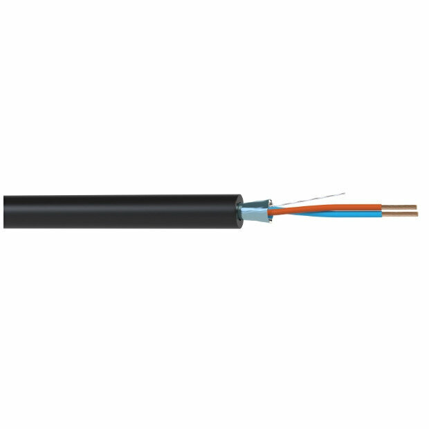 Кабель микрофонный на катушках Wize WMC24300P 300m, катушка