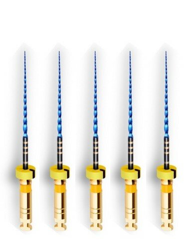 T-Flex, 21мм, размер 04/50, стерильные машинные файлы, никель-титан, 5 шт.