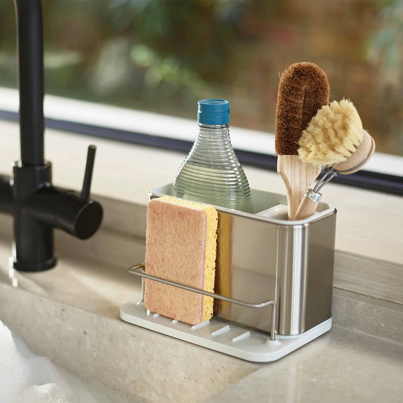Органайзер для раковины из нержавеющей стали Joseph Joseph Surface Stone