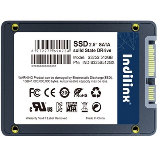 SSD диск Indilinx S325S, 512Гб , 2.5", SATA (IND-S325S512GX)