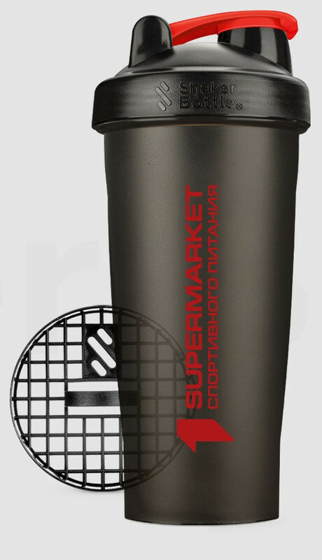 Шейкер 600 мл (Черный)