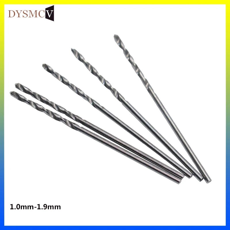Сверла из микрокарбида DYSMCV 1-1.9 мм 1mm 10pc