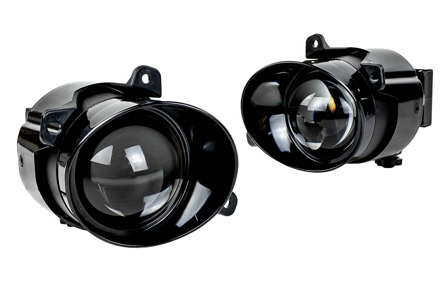 Диодные ПТФ Sal-Man 70W 16000lux с защитой от перегрева для Лада Калина, Калина 2, Гранта, Ларгус, Датсун до 2019 г. в, УАЗ Патриот