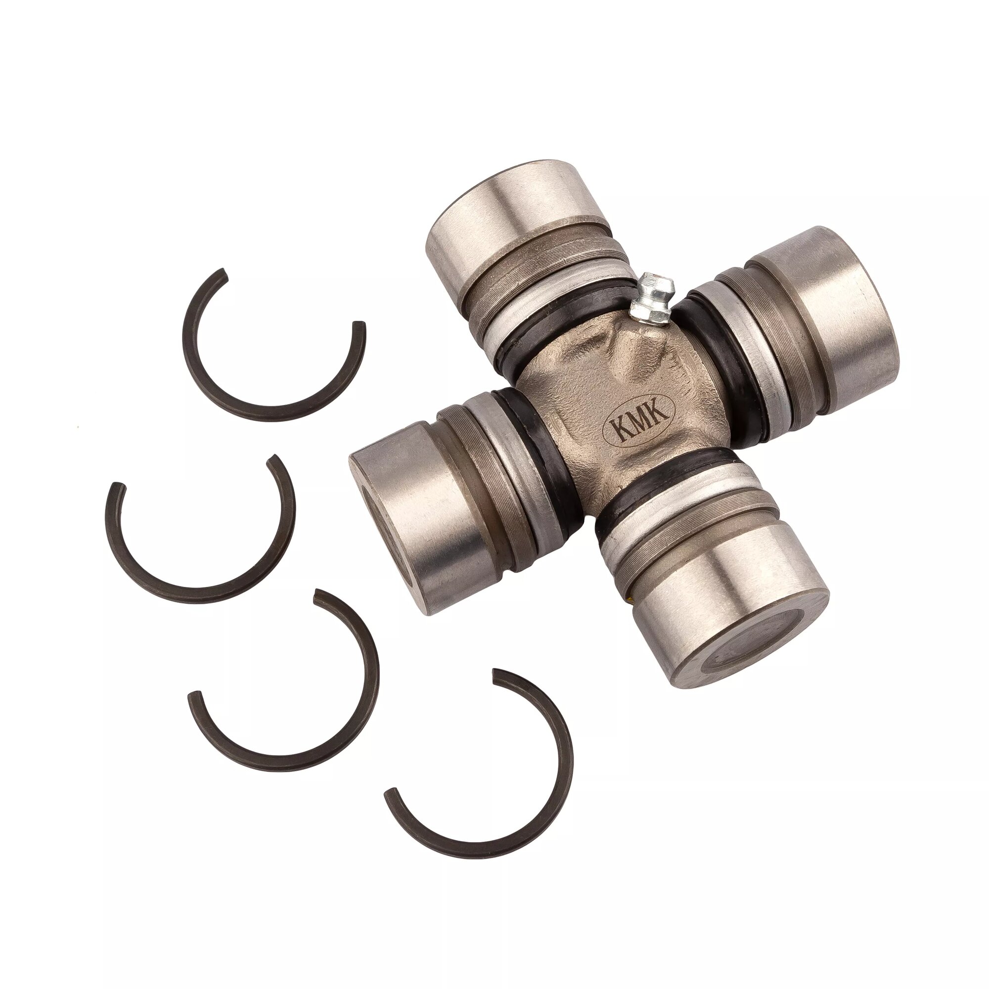 Крестовина карданного вала газель, Волга, УАЗ d30 со стоп. кольцами, масленкой (мелк. игла) (гостех)