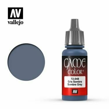 Краска акриловая Vallejo GAME COLOR 048 : 17 ML. SOMBRE GREY