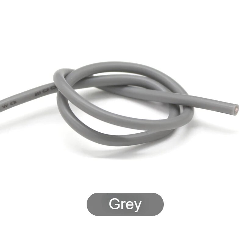 Силиконовый провод 20AWG Grey, 2 метра