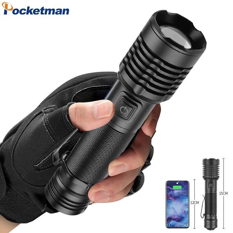 POCKETMAN P50 фонарик 1 X 18650 battery