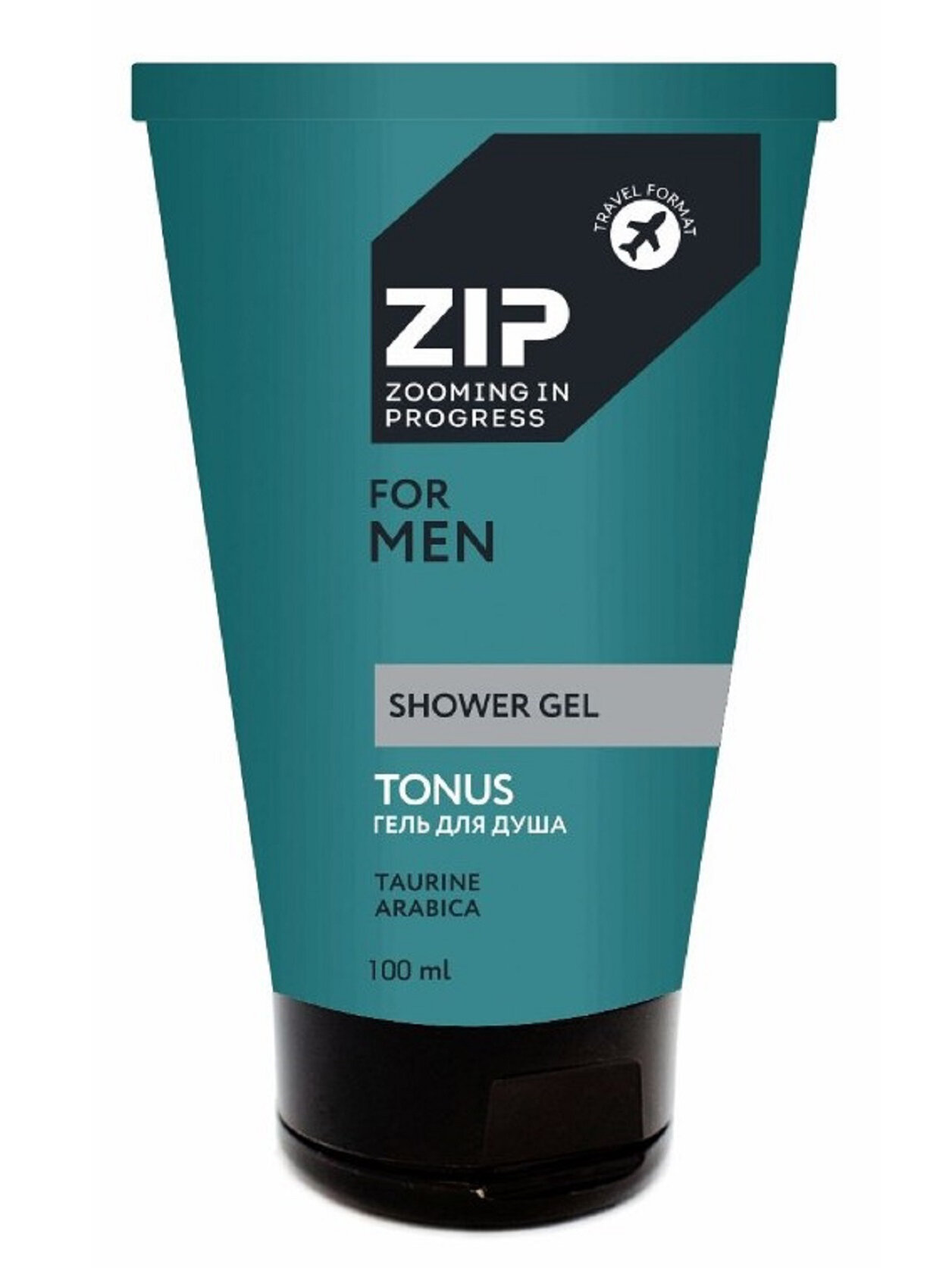 Гель для душа Zip Travel Tonus, 100мл