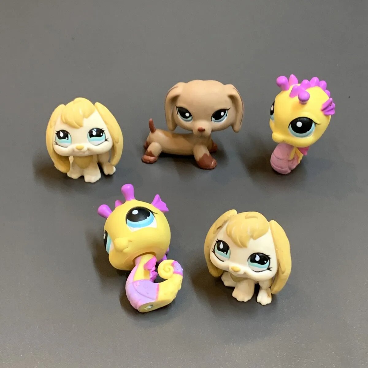 Мини LPS Pet Shop Собака Такса Кролик Фигурка животного игровой набор интерактивная игрушка для детей Рождественский подарок