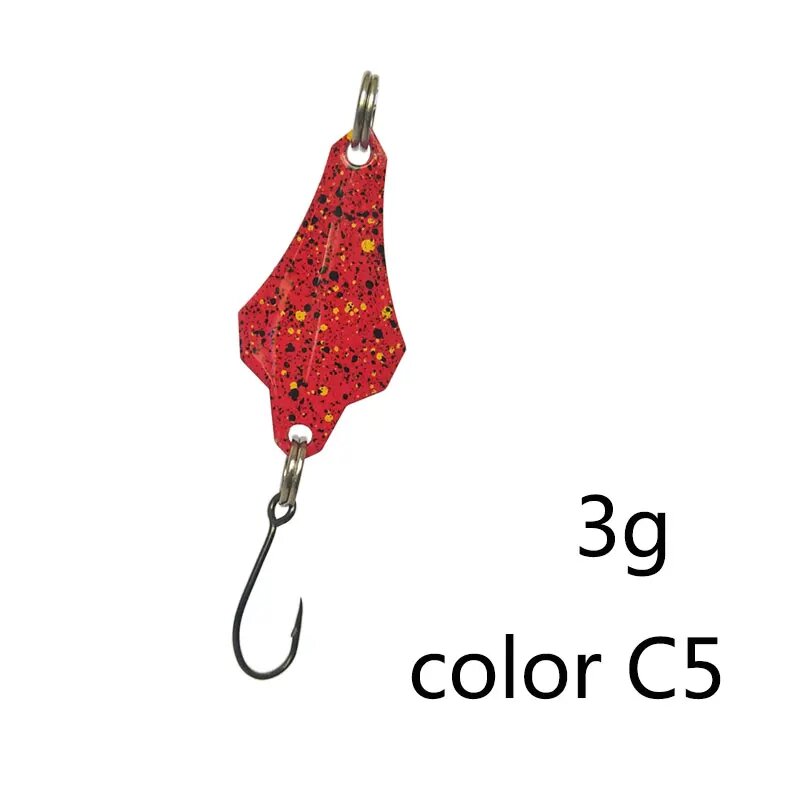 Блесна Hexakill 3g, C5, Красный