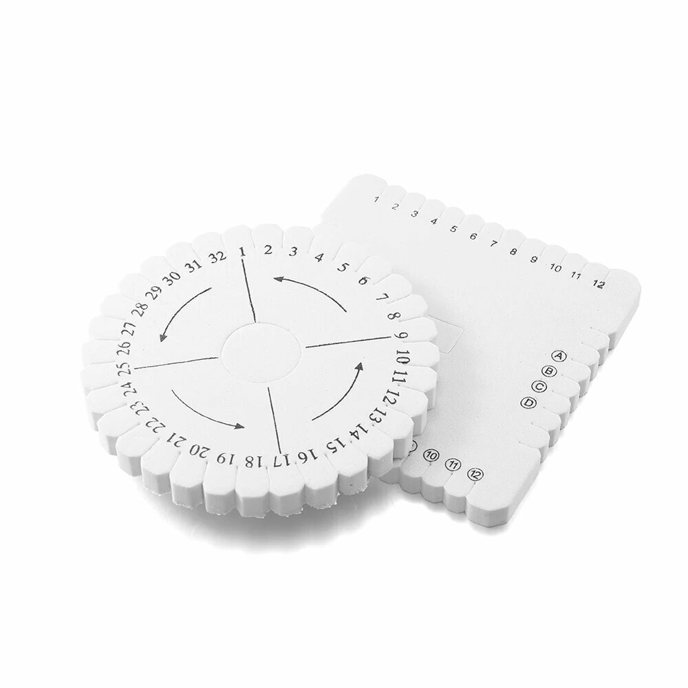 Диски для плетения Kumihimo 2 шт. 1Round 1Square