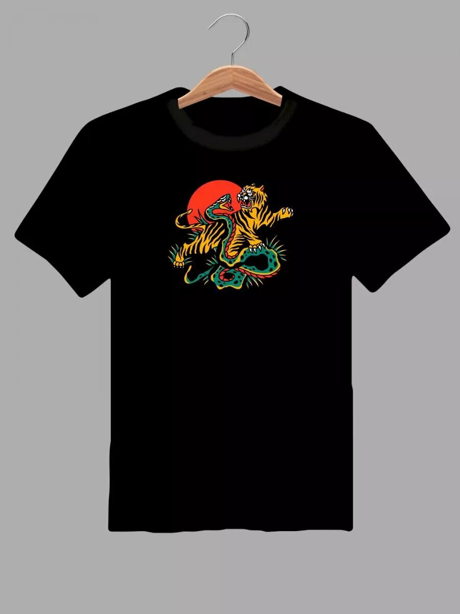 Футболка Япония тигр змея