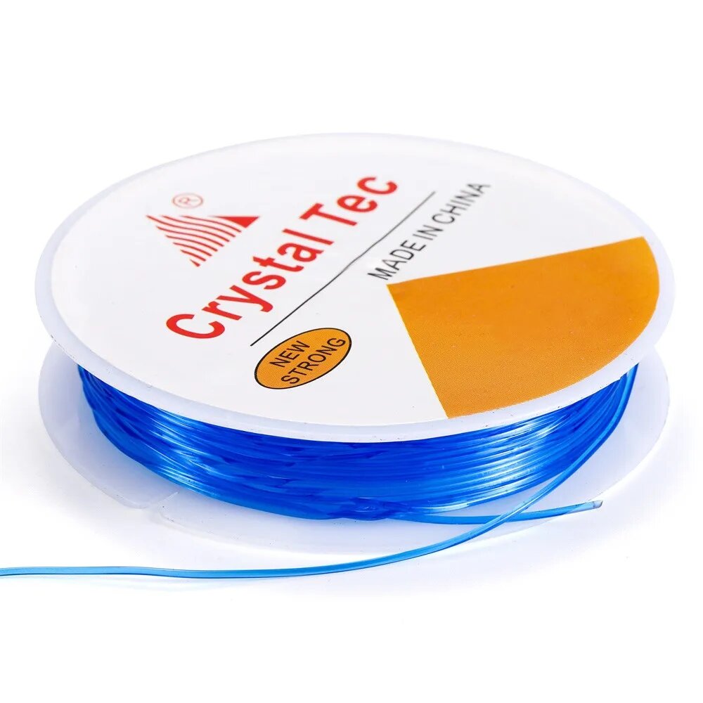 Эластичный шнур Crystal Tec, 1 мм, синий, 3.5 метра