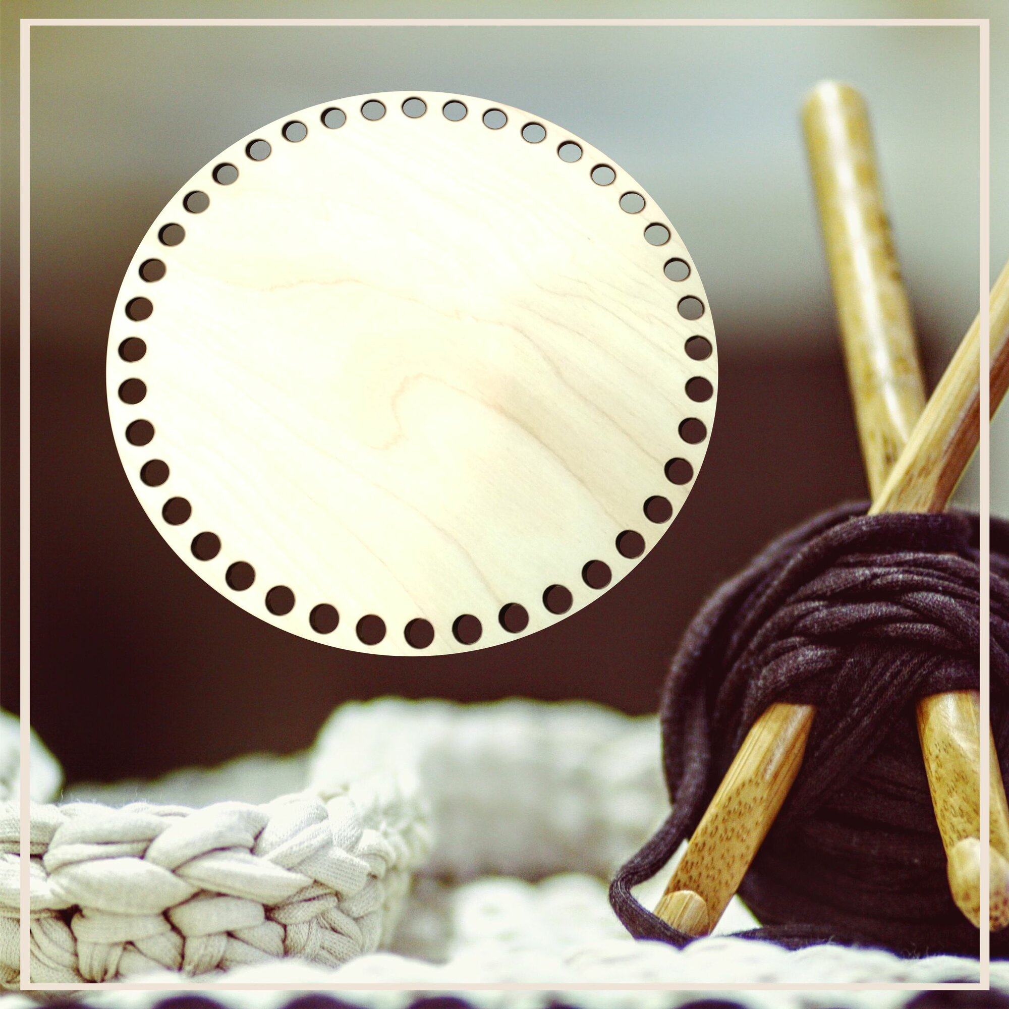 Донышко для вязания. Круг 20 сантиметров. Набор состоит из 10 штук